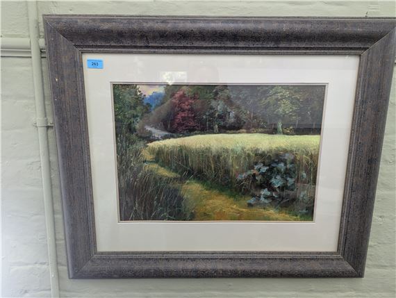 David Aldus | Wheat field | MutualArt