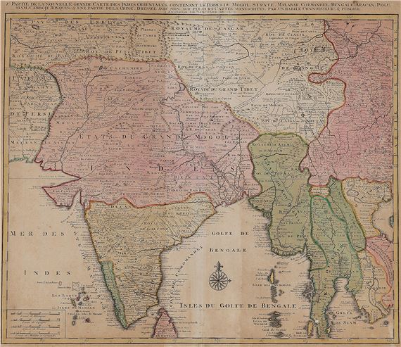 Jan Elwe | Partie de la Nouvelle Grande Carte des Indes Orientales ...