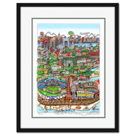 Charles Fazzino | Take the B-Train to Brooklyn | MutualArt