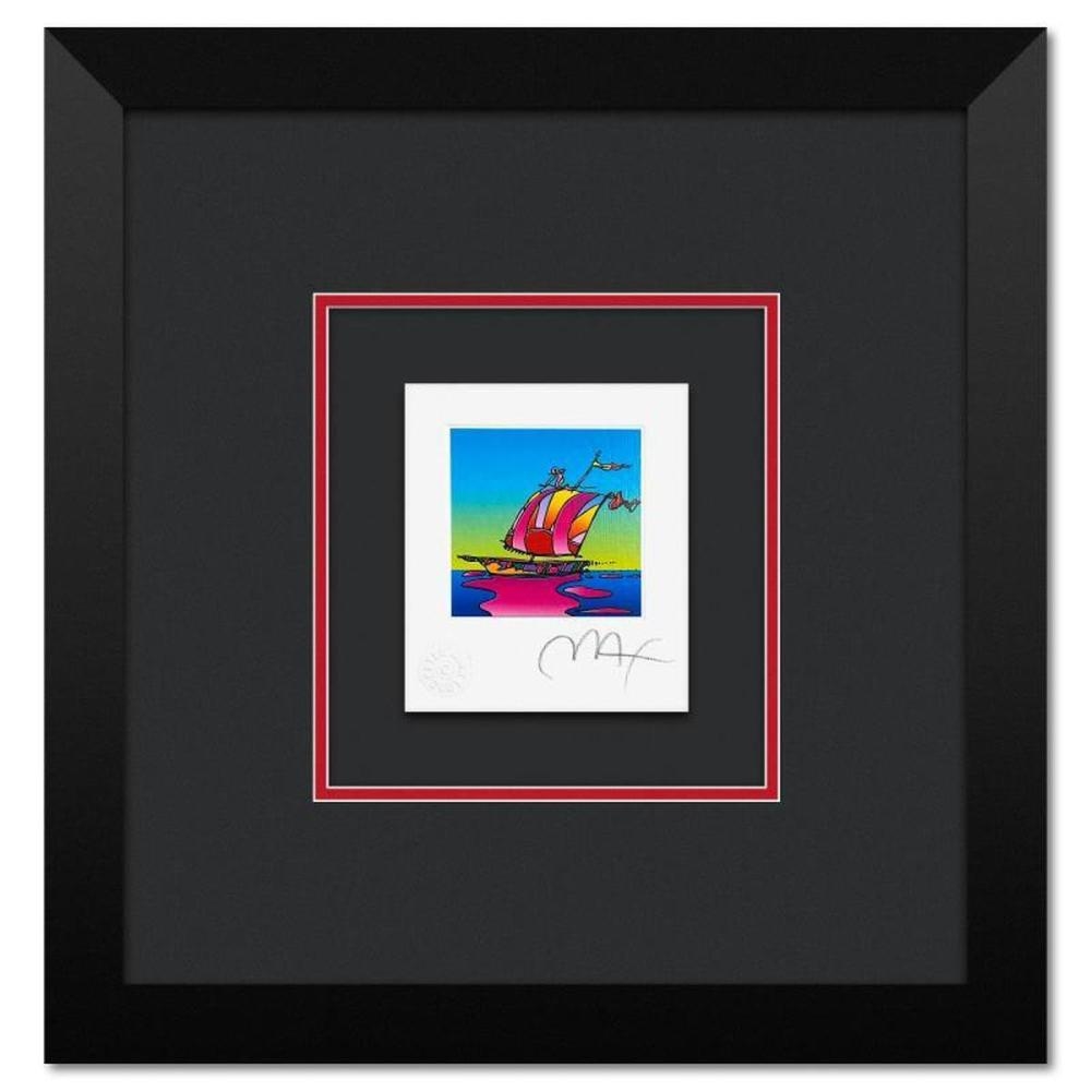 Peter Max | Cosmic Sailboat | MutualArt