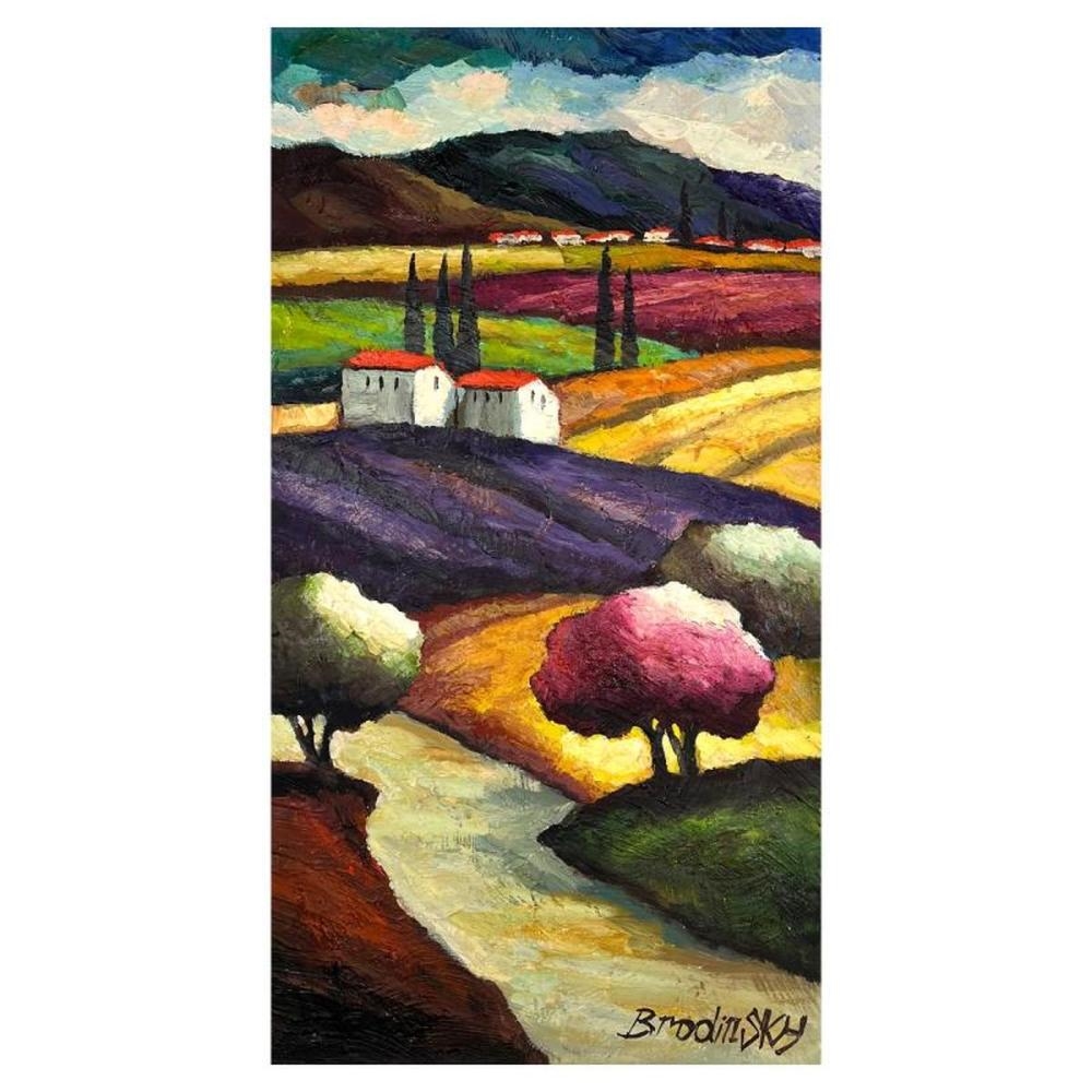 Slava Brodinsky | Slava Brodinsky Hand Signed Original Painting on ...