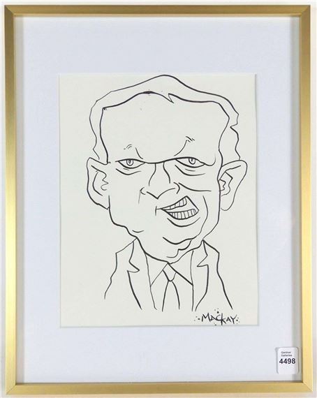 Patrick McCay | Caricature Sketch by Cartoonist Graeme Mackay | MutualArt