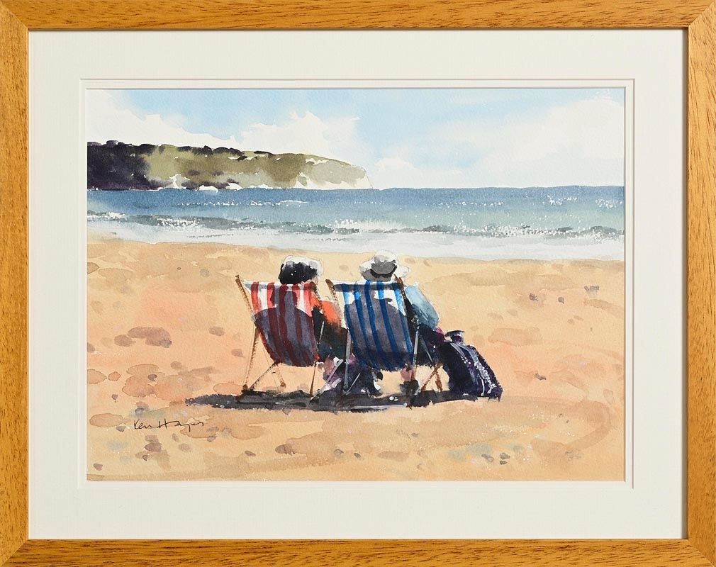 Ken Hayes | Relaxing at the Beach | MutualArt