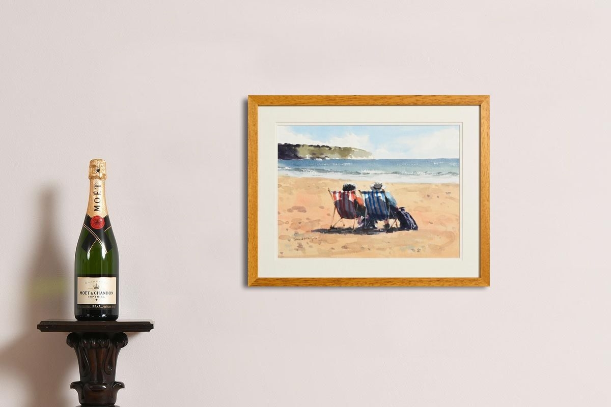 Ken Hayes | Relaxing at the Beach | MutualArt