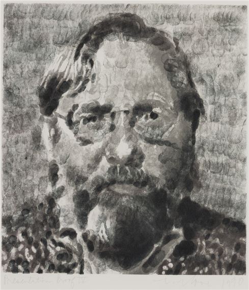 Chuck Close | John (1990) | MutualArt