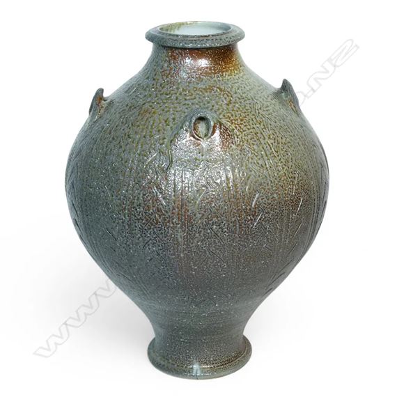 Greg Barron | Greg Barron large floor standing baluster vase | MutualArt