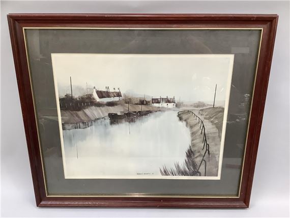 Terence Bennett | The Leeds-Liverpool Canal at Bingley | MutualArt