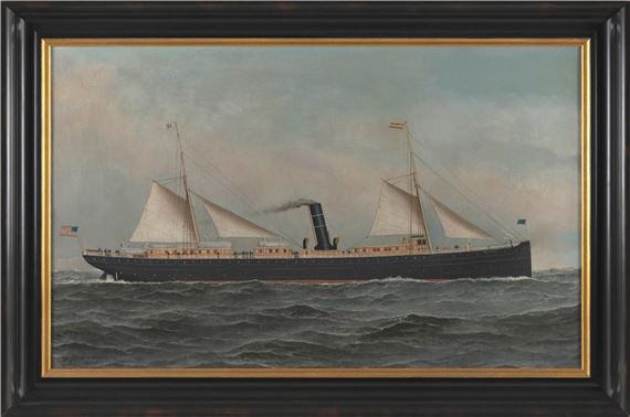 Antonio Jacobsen | The American steam/sail vessel Orizaba (1895 ...