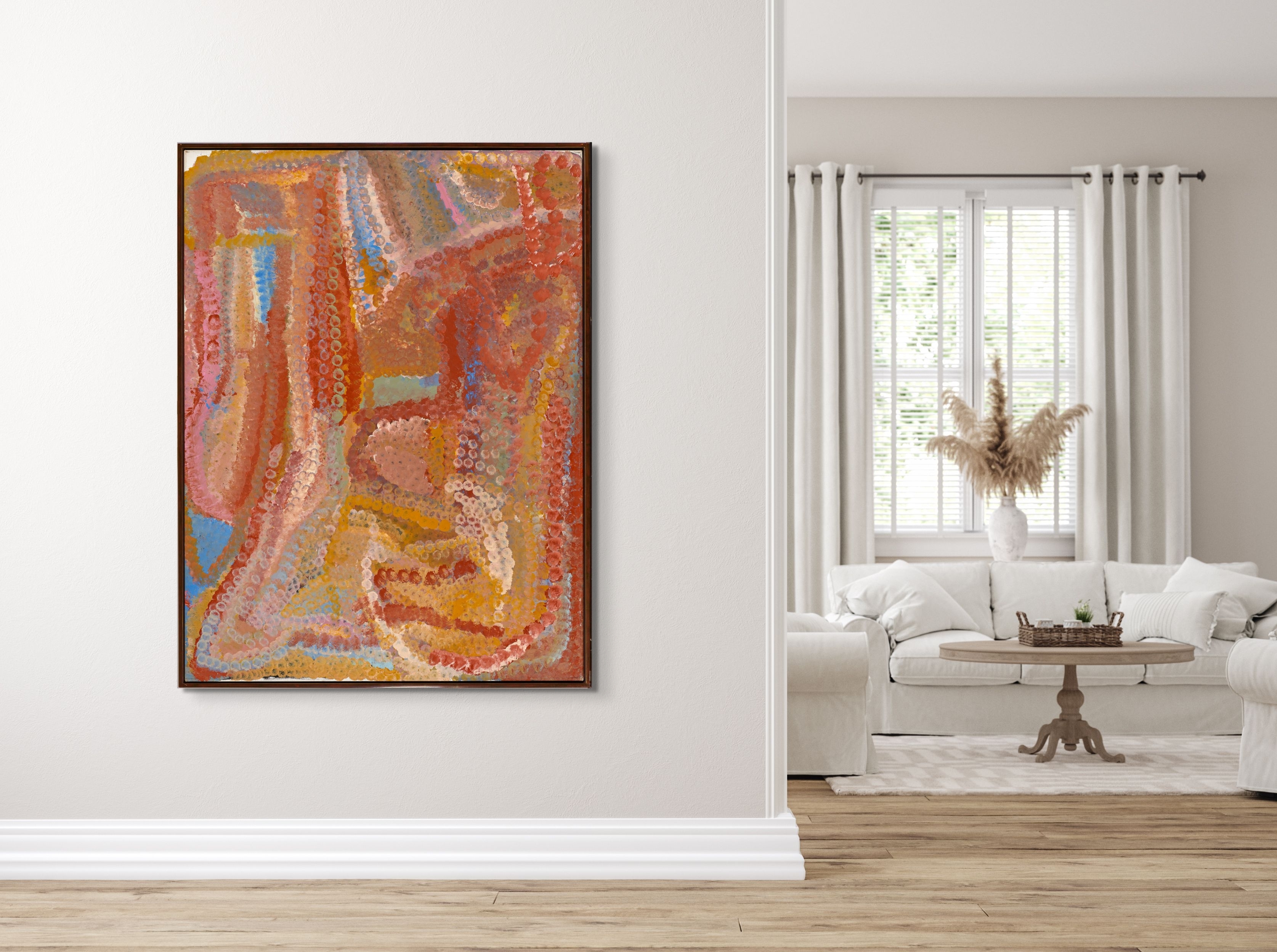 Emily Kame Kngwarreye | Untitled) 1993 (1993) | MutualArt