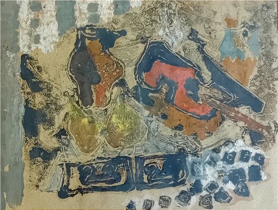 Anda Paterson | Still life with musical instrument | MutualArt