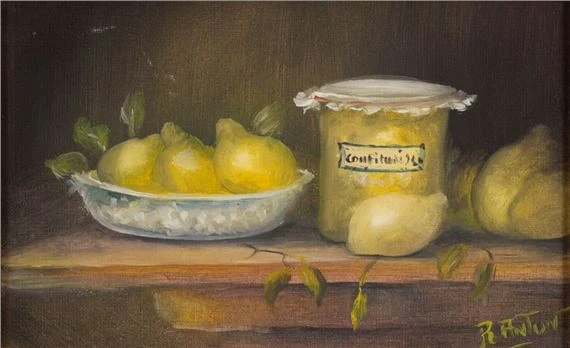 Anton Ray | Still life with lemons (1996) | MutualArt
