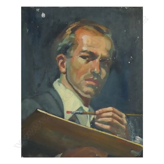 Harro Fromme | Self Portrait (1954) | MutualArt