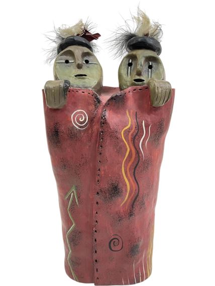 Judy Peele | Tribal Blanket People | MutualArt