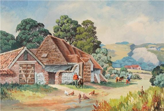 N. Englefield | Thythe Barn, Alciston (20th Century) | MutualArt