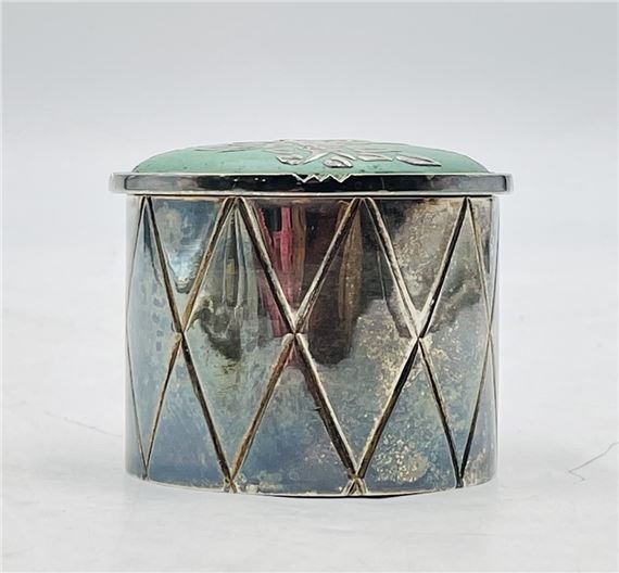Emilia Castillo | Emilia Castillo Hand-Signed Silver Jewelry Box with ...