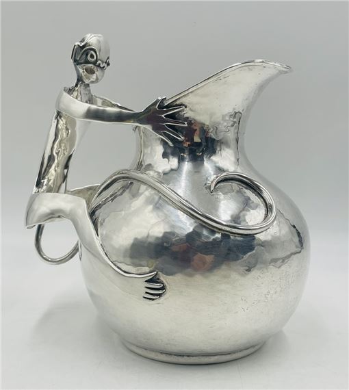 Emilia Castillo | Rare Emilia Castillo Silver-Plated Monkey Pitcher ...