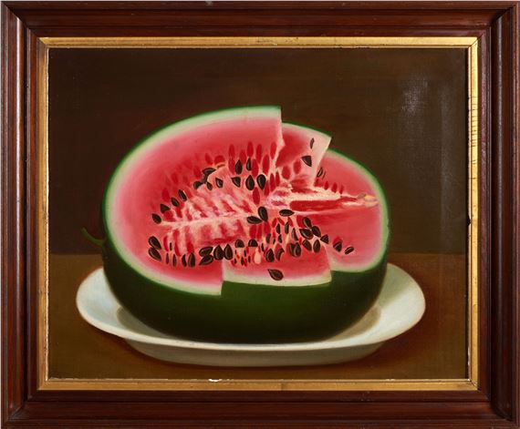American School, 18th Century | Still Life of a Watermelon (Circa 1870 ...