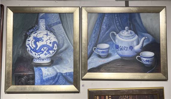 Ho Chun | Pair of Still Lifes | MutualArt
