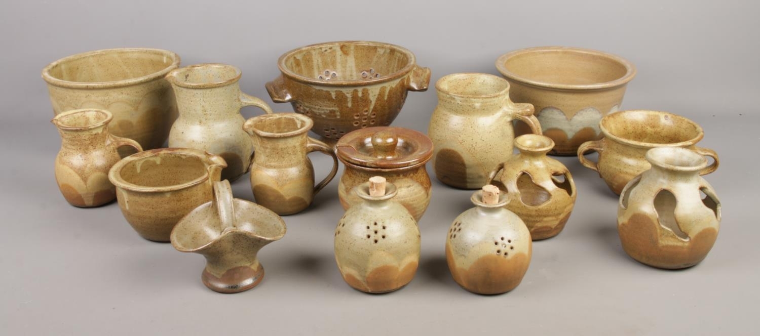 Ian Atkinson | A collection of studio stoneware pottery consisting of ...