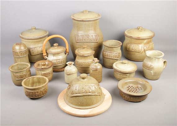 Ian Atkinson | A collection of studio pottery kitchenware consisting of ...