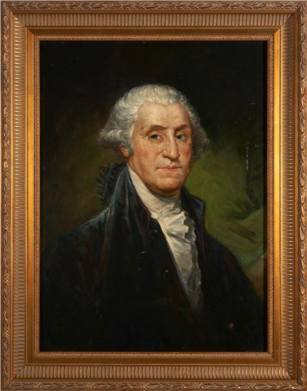 Gilbert Stuart | Vaughan-type Portrait of George Washington, 19th ...