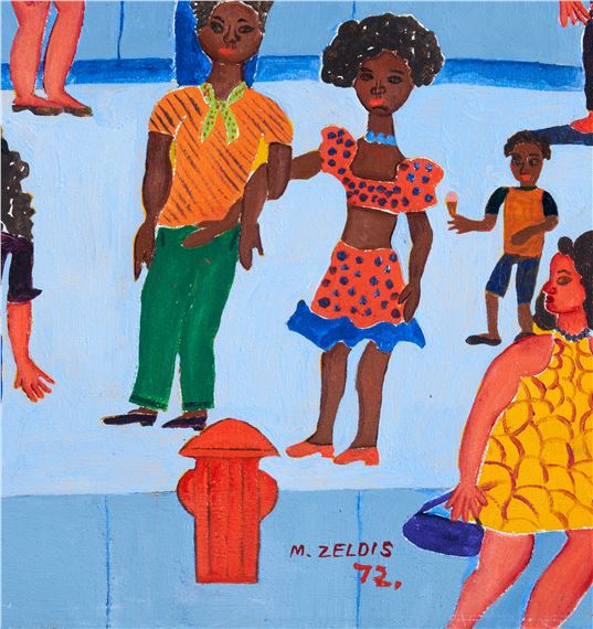 Malcah Zeldis | Coney Island (1972) | MutualArt