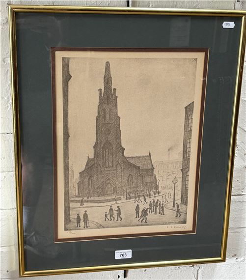 Laurence Stephen Lowry | Old Houses, Wick (1936) | MutualArt