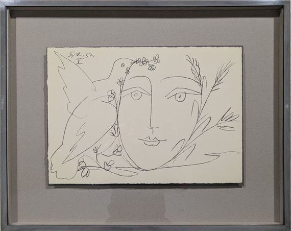 Pablo Picasso | The Face of Peace Plate | MutualArt