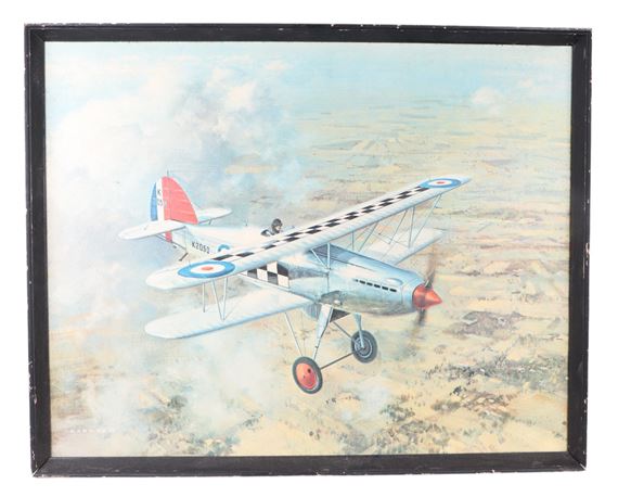 Gerald Coulson | Hawker Fury Bi-Plane | MutualArt