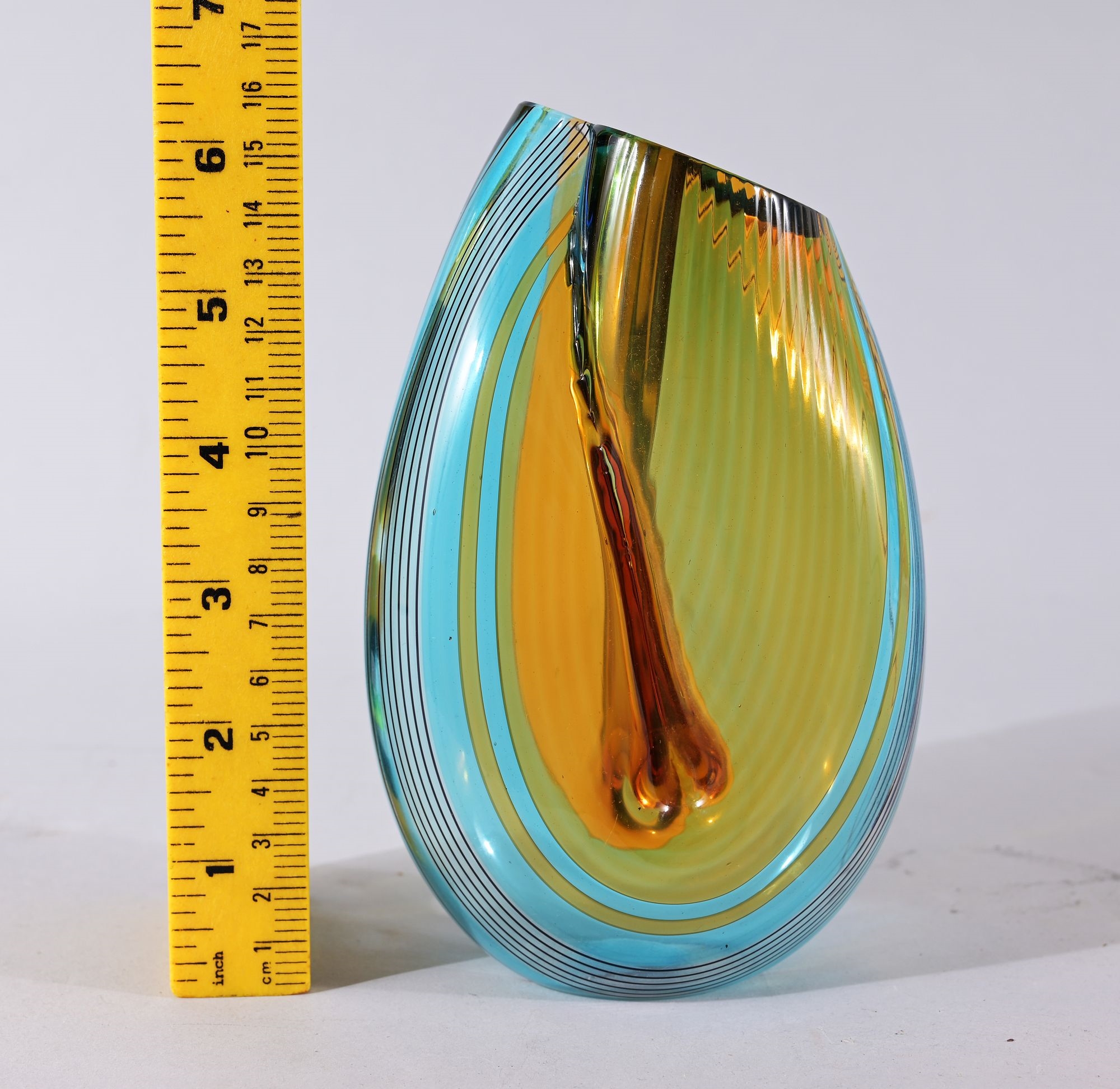 Afro Celotto | Afro Celotto Murano Art Glass Vase | MutualArt