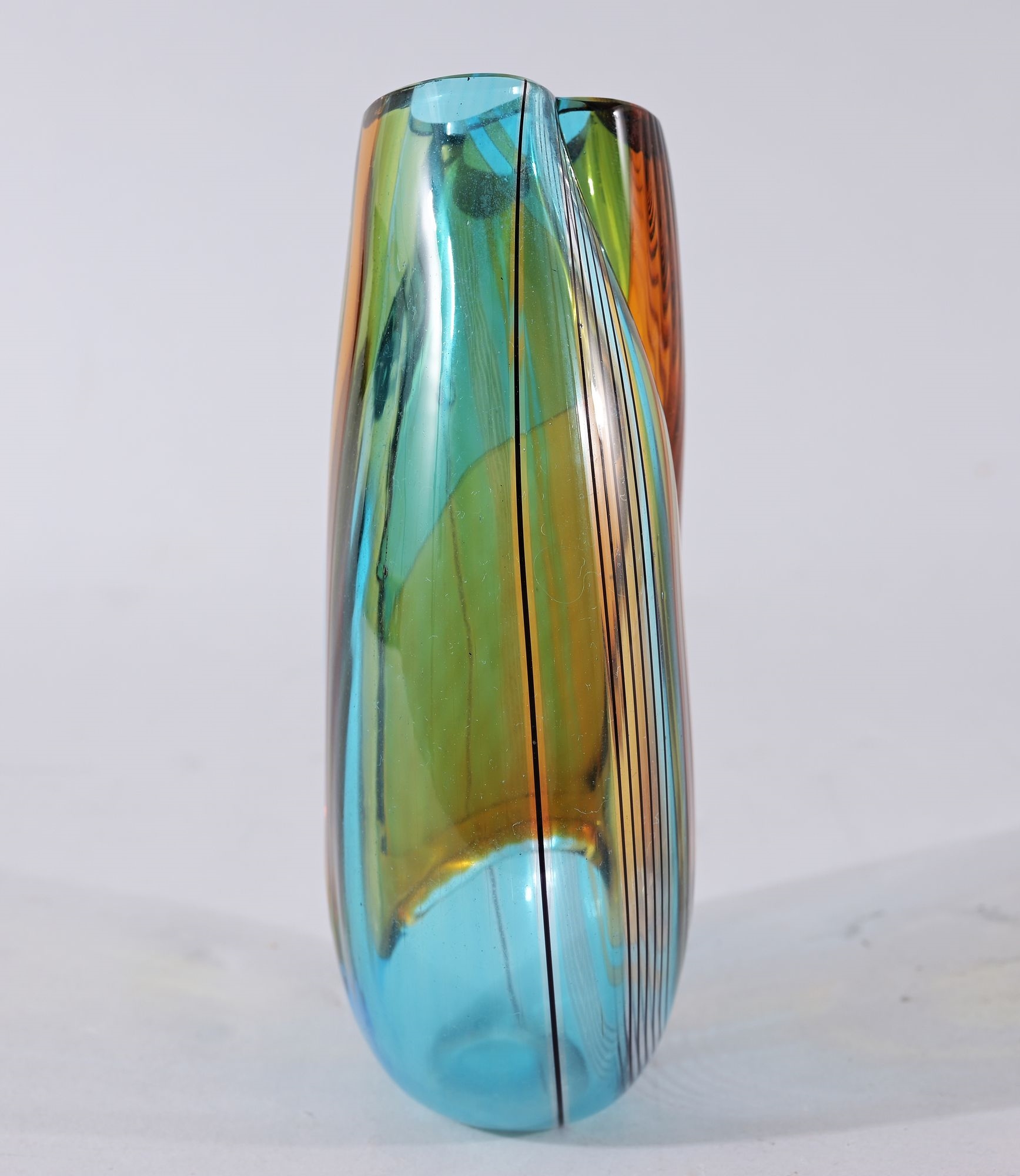Afro Celotto | Afro Celotto Murano Art Glass Vase | MutualArt