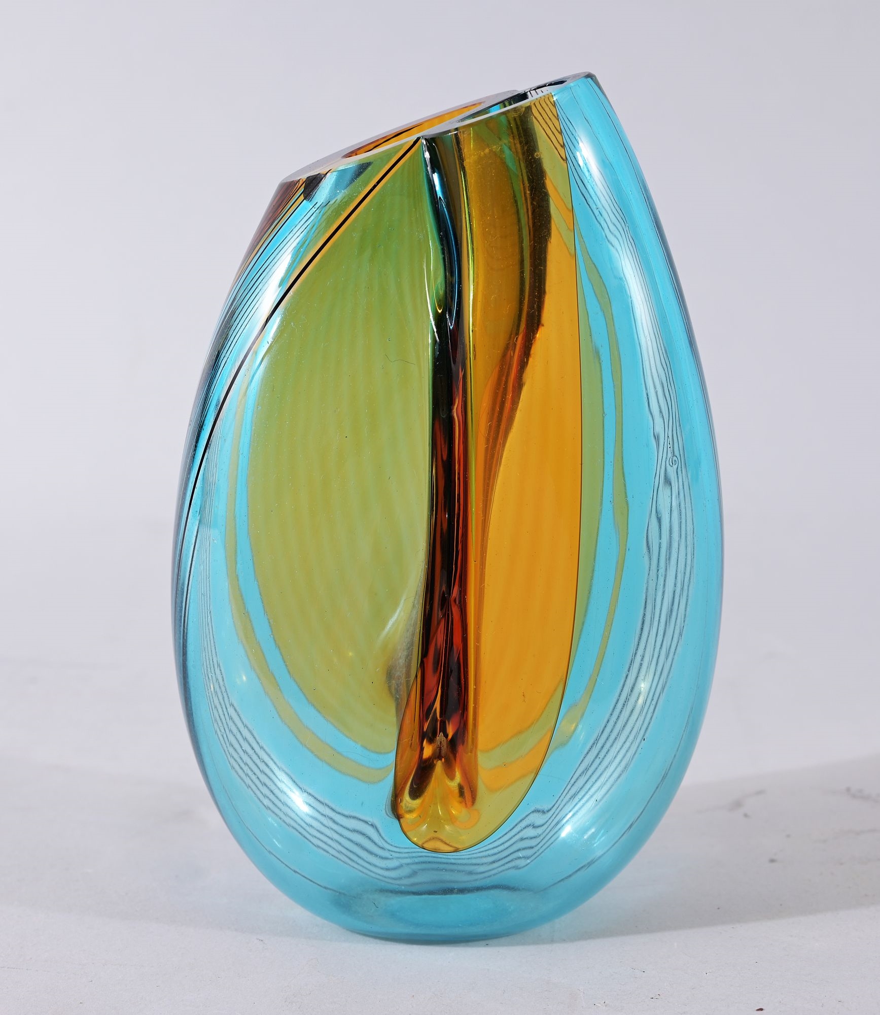 Afro Celotto | Afro Celotto Murano Art Glass Vase | MutualArt