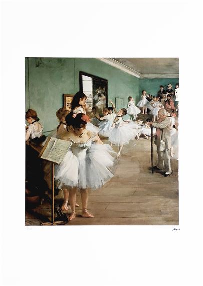 Edgar Degas | The Dance Class | MutualArt