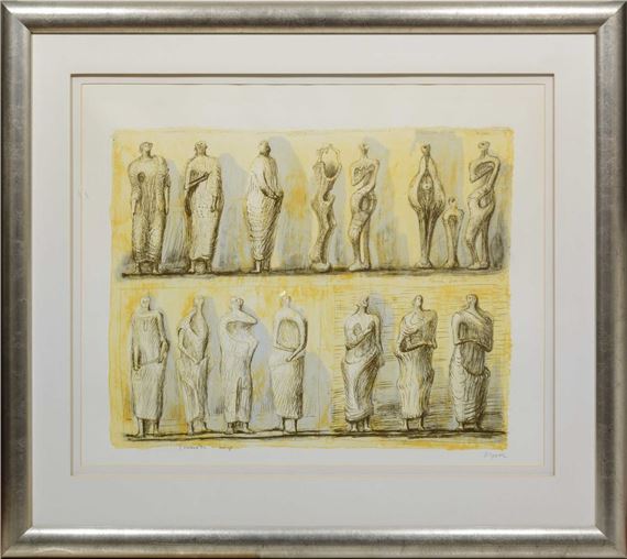 Moore Henry | Standing Figures | Artwork performance at auction | MutualArt
