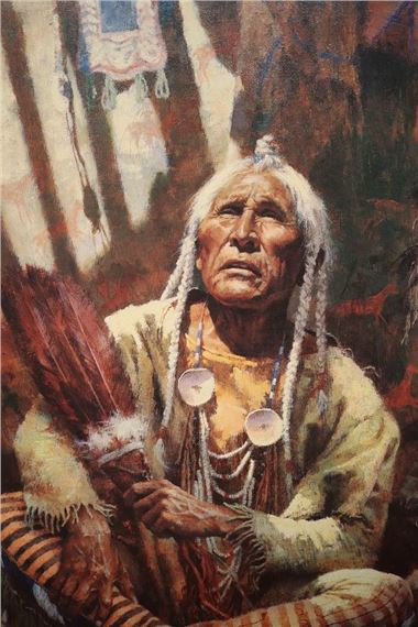 Howard Terpning | After Howard Terpning Holy Man of the Blackfoot A ...