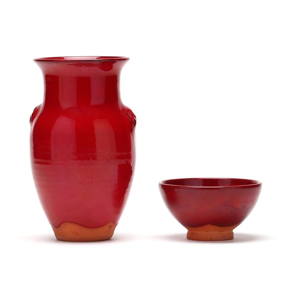 Ben Owen III | Two Red Pottery Vessels (1997) | MutualArt