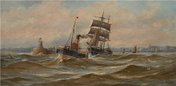 John Davison Liddell | LEAVING THE TYNE | MutualArt