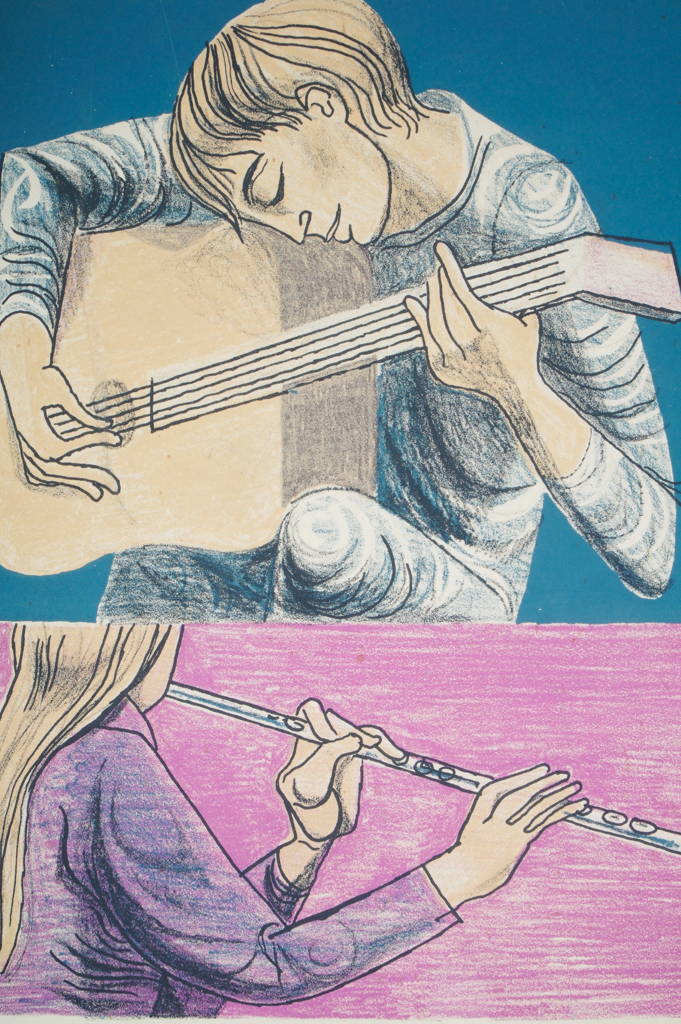 Anton Refregier | Three Musicians (1965) | MutualArt