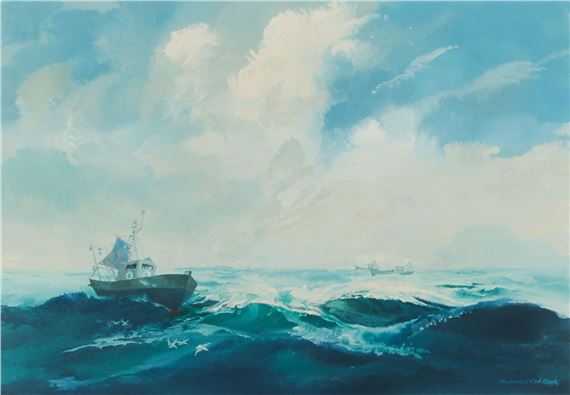 Frederick T.W. Cook | FISHING TRAWLER CORNWALL | MutualArt