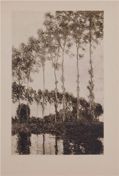 Claude Monet | Les Peupliers au Bord de l'Epte (1890) | MutualArt
