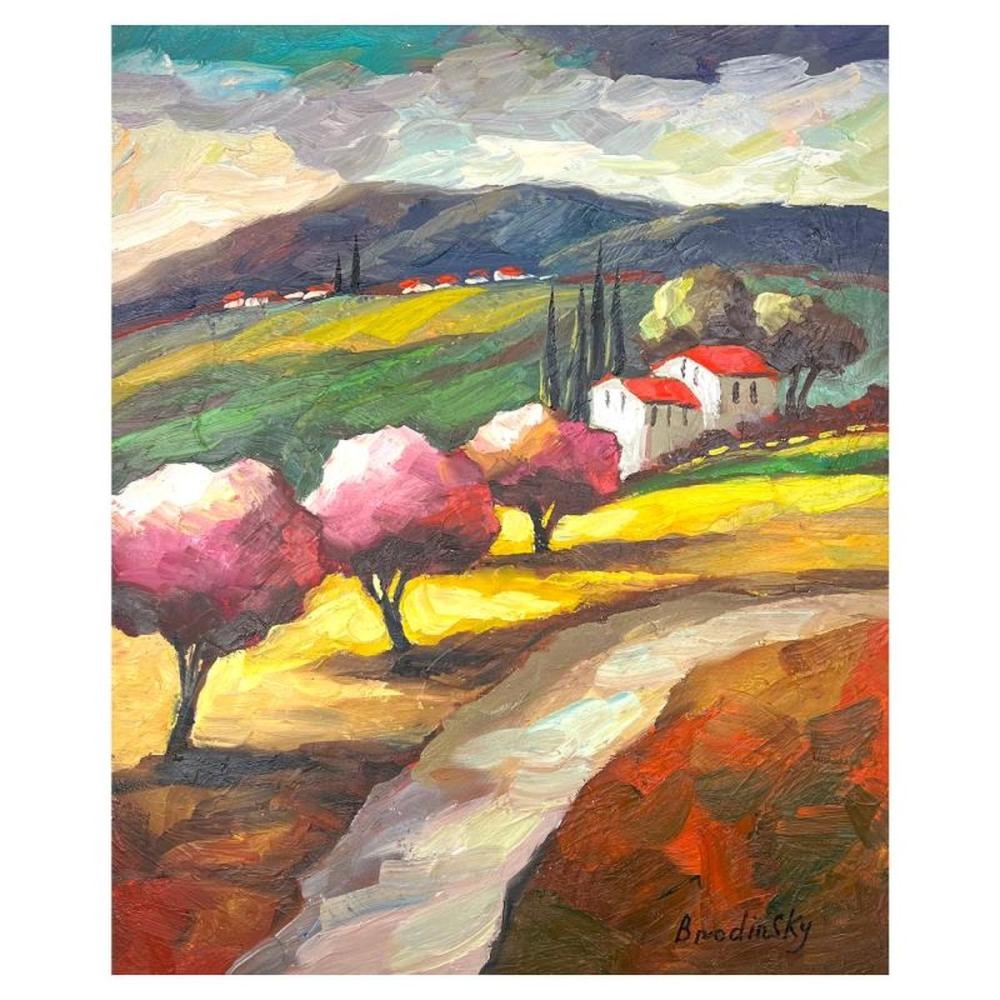 Slava Brodinsky | Slava Brodinsky Hand Signed Original Painting on ...