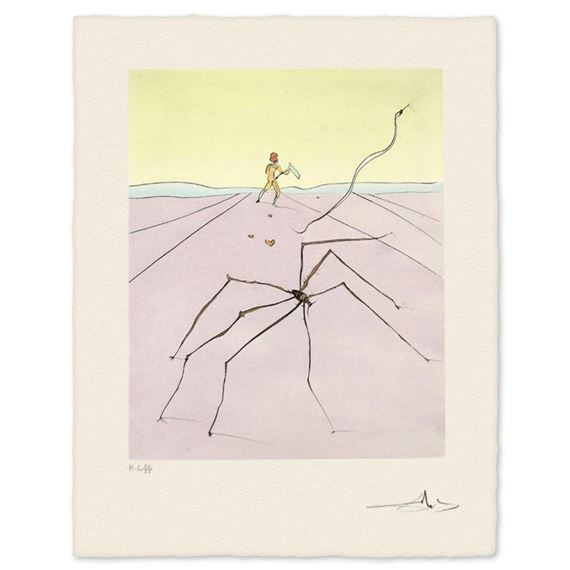 Salvador Dalí | Kumo- The Weaver Spider | MutualArt