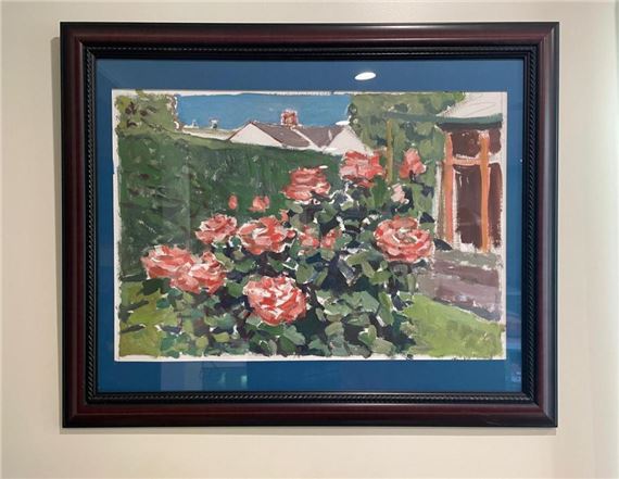 Boris Tyomkin | Rosebush in Summer Sun | MutualArt