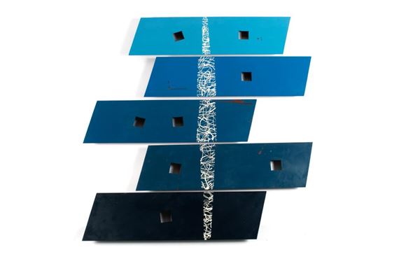 Brother Mel Meyer | Five-piece wall sculpture in assorted shades of ...