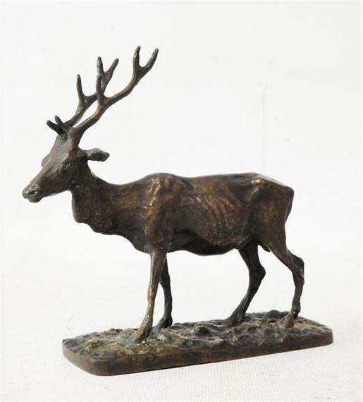 Pierre-Jules Mene | Stag listening | MutualArt