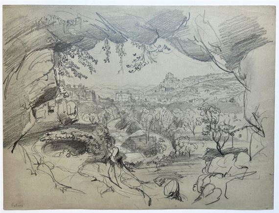 Felix Benoist | View of SUBIACO (19th Century) | MutualArt