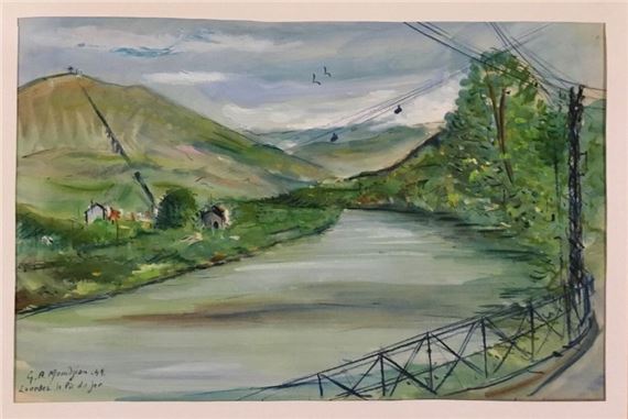Garabed A. Mondjian | Lourdes le pic du Jer (1949) | MutualArt
