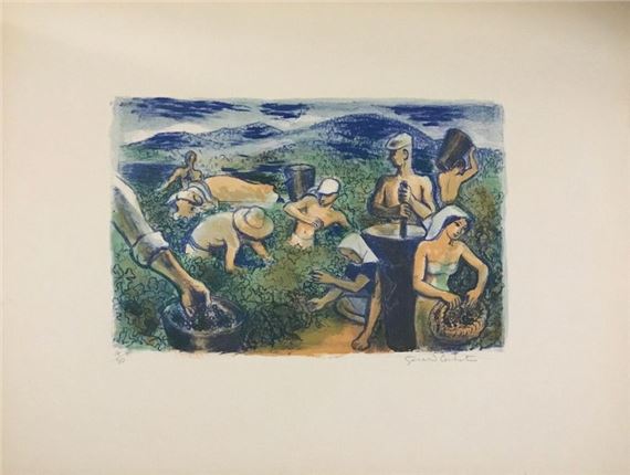 Gérard Cochet | vendanges | MutualArt