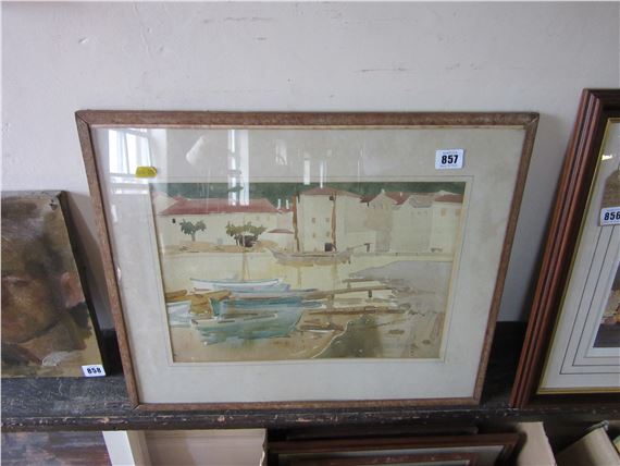 Henry Marvel Carr | WATERCOLOUR OF SAILING BOATS SIGNED HENRY MARVELL ...