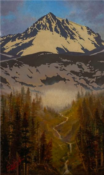George D. Smith | A Mountain Morning in Sunlight Basin | MutualArt